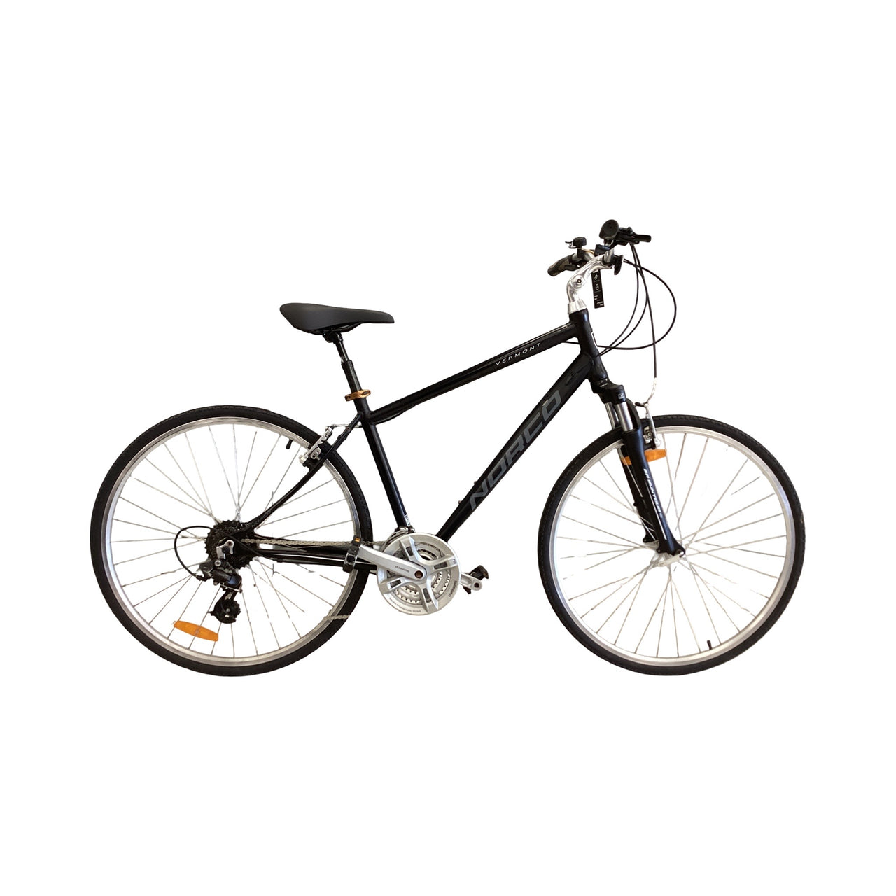 Norco Vermont Bike - 52cm - Hybrid Commuter, Colour: Black – Brainwave Bikes